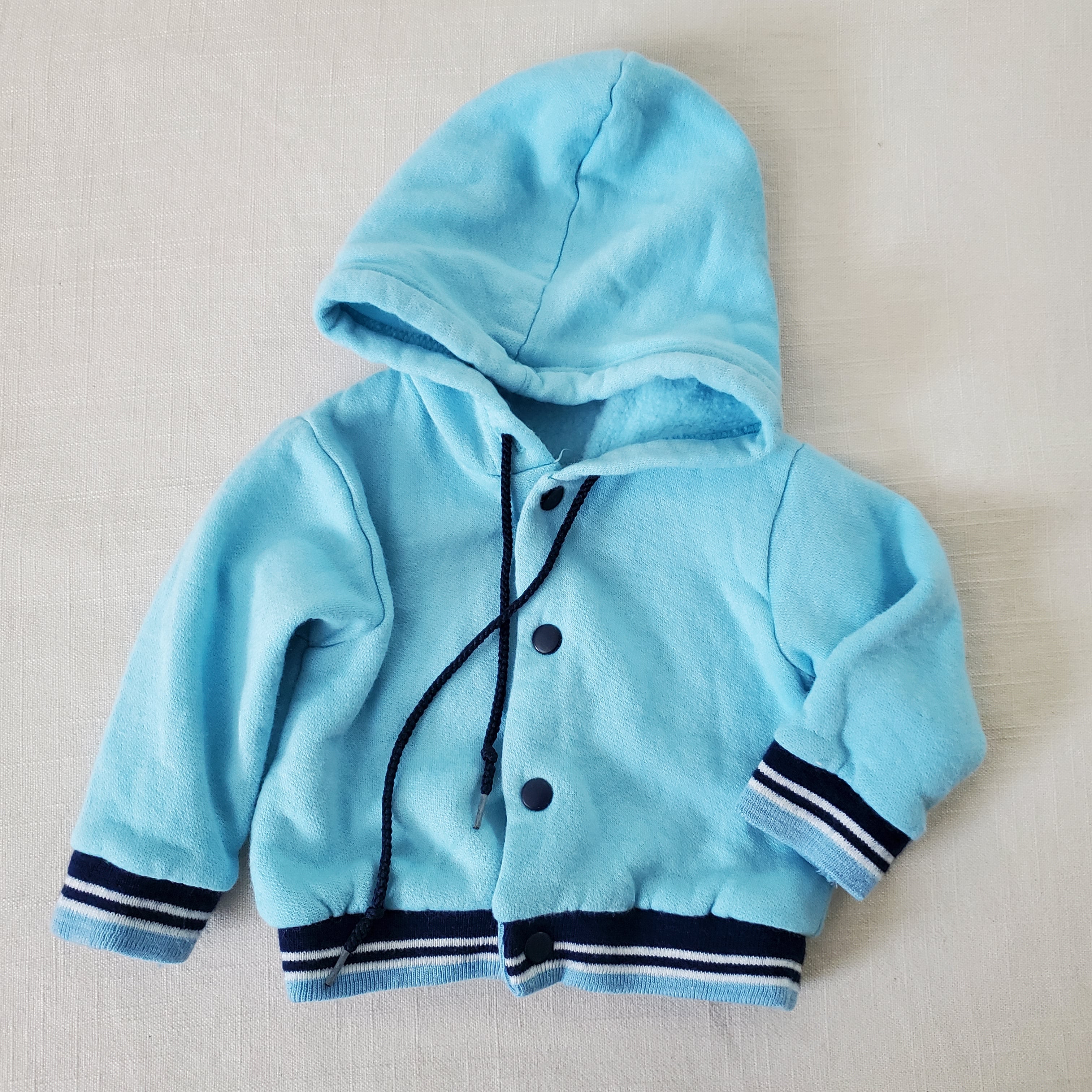 Vintage Blue Hooded Sweater 3-6 months – Nostalgic Baby Vintage