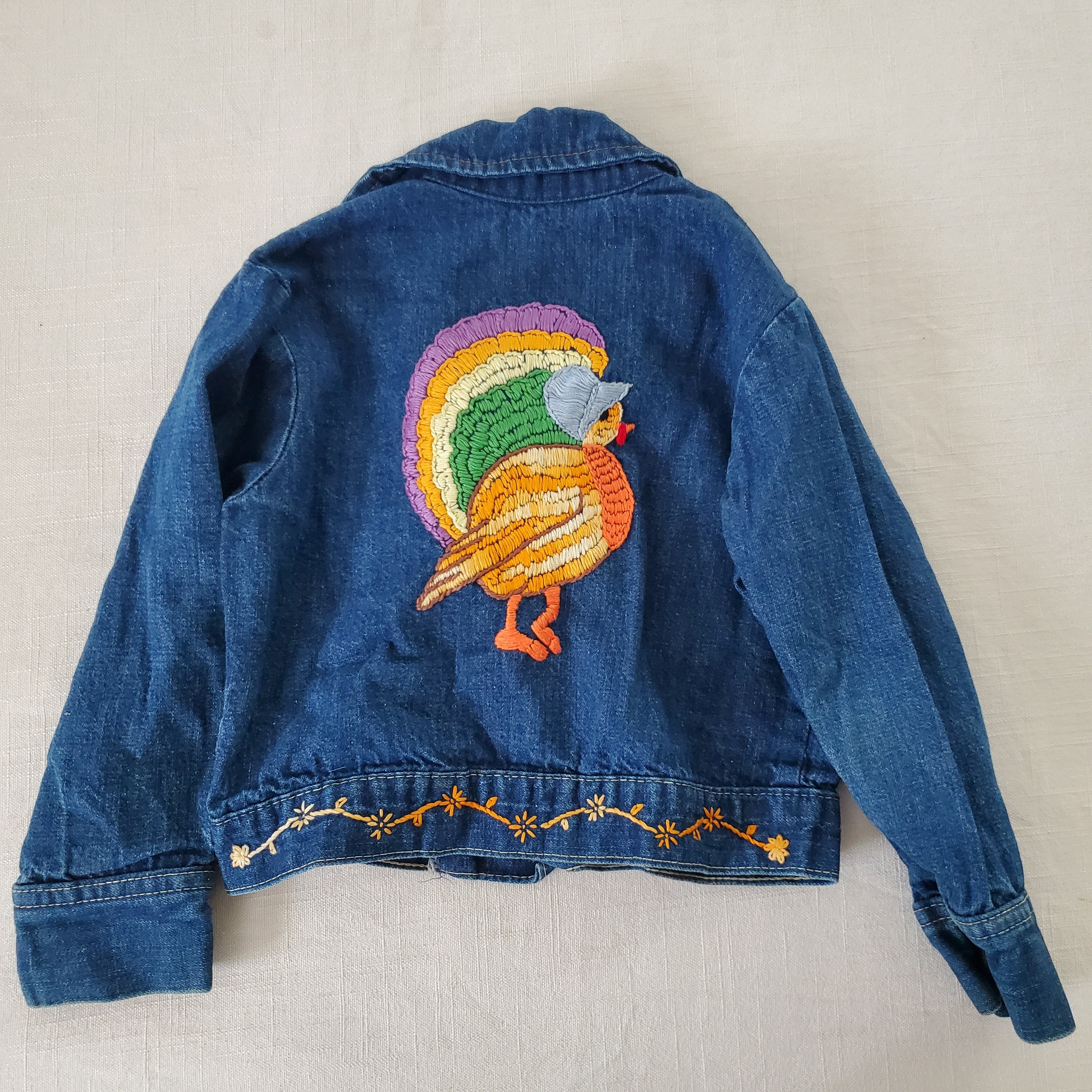 Vintage Turkey Floral Jean Jacket 3t – Nostalgic Baby Vintage