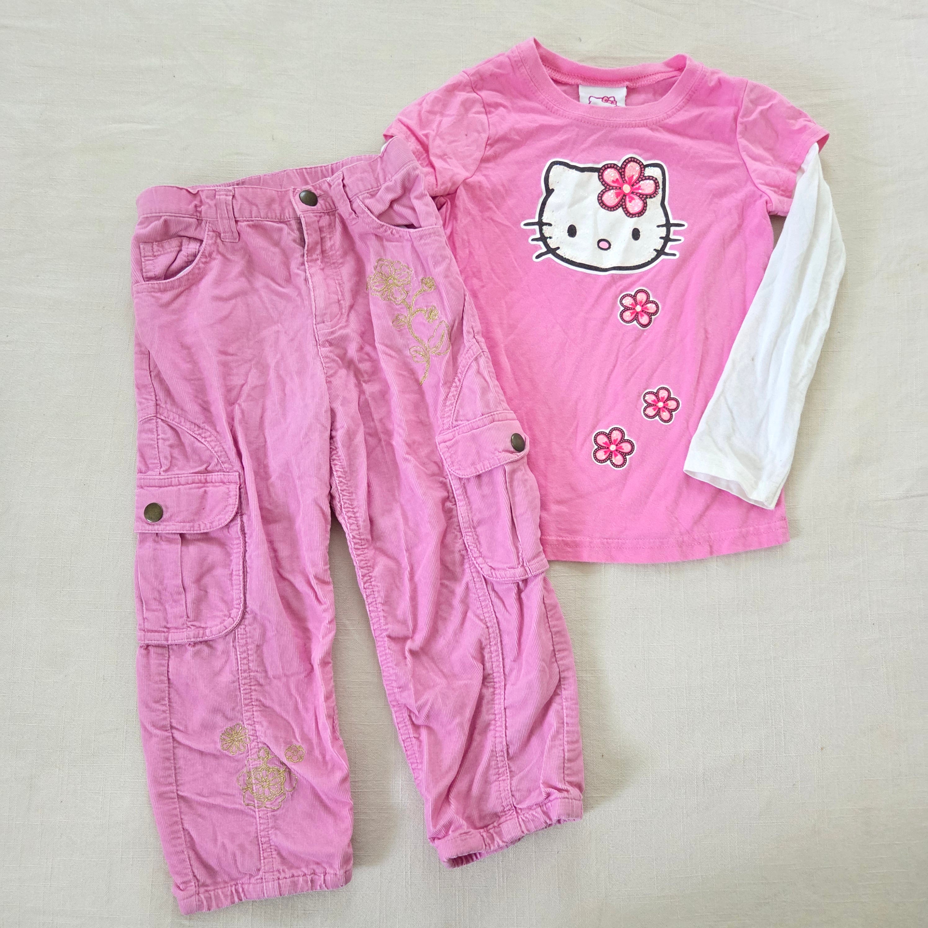 Y2k Hello Kitty + Cargo Pants Bundle 4t – Nostalgic Baby Vintage