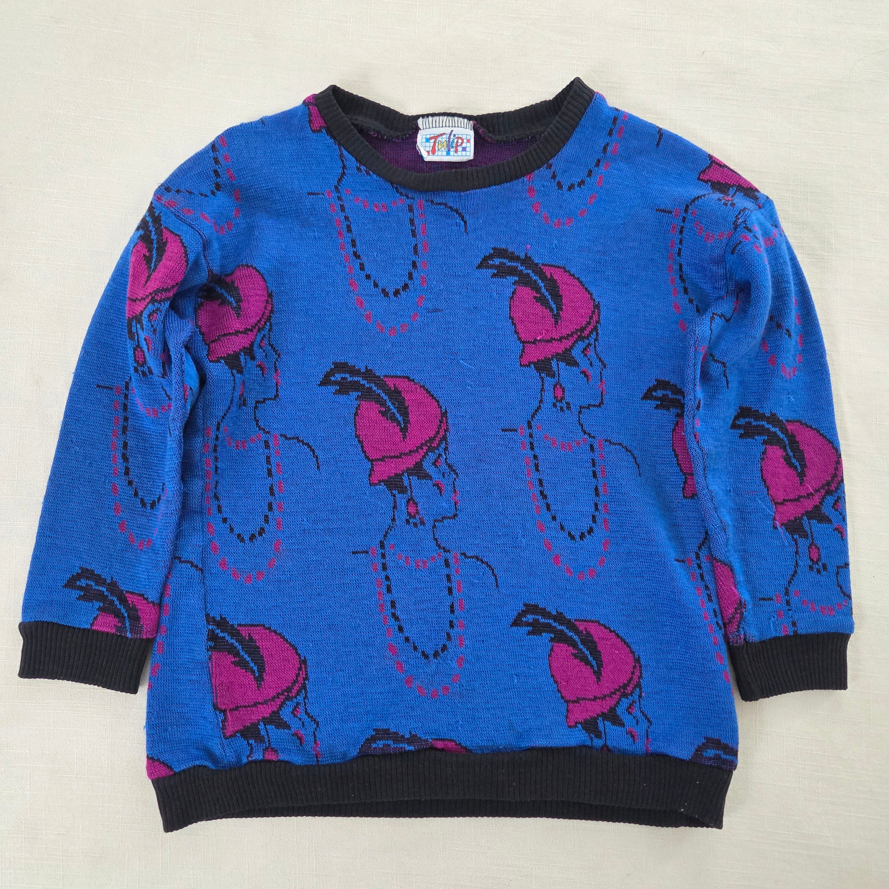 Vintage Flapper Girls Knit Sweater kids 8/9 – Nostalgic Baby Vintage