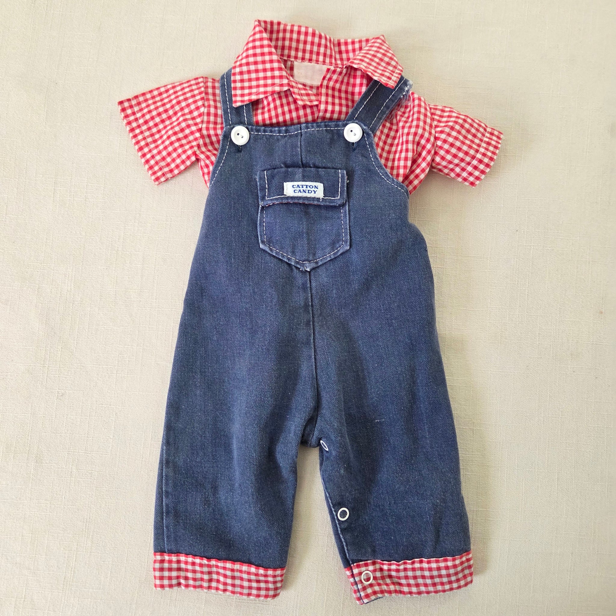 Vintage 2-Piece Overalls + Top Bundle 0-3 months – Nostalgic Baby Vintage
